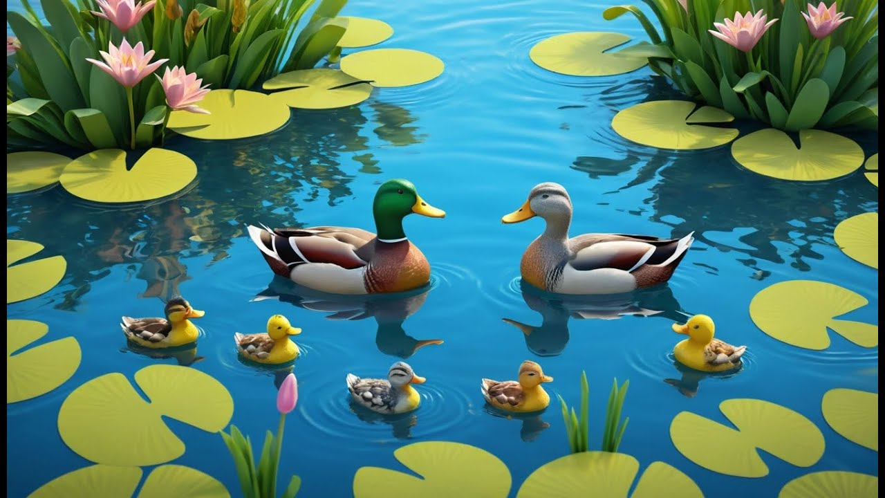 Ducks Go Quack and Fish Go Swish | Fun Animal Sounds Song for Kids ...