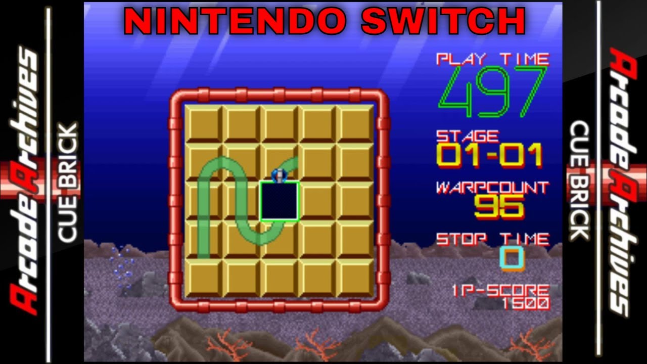 Arcade Archives CUE BRICK - Nintendo Switch release - build the way - YouTube