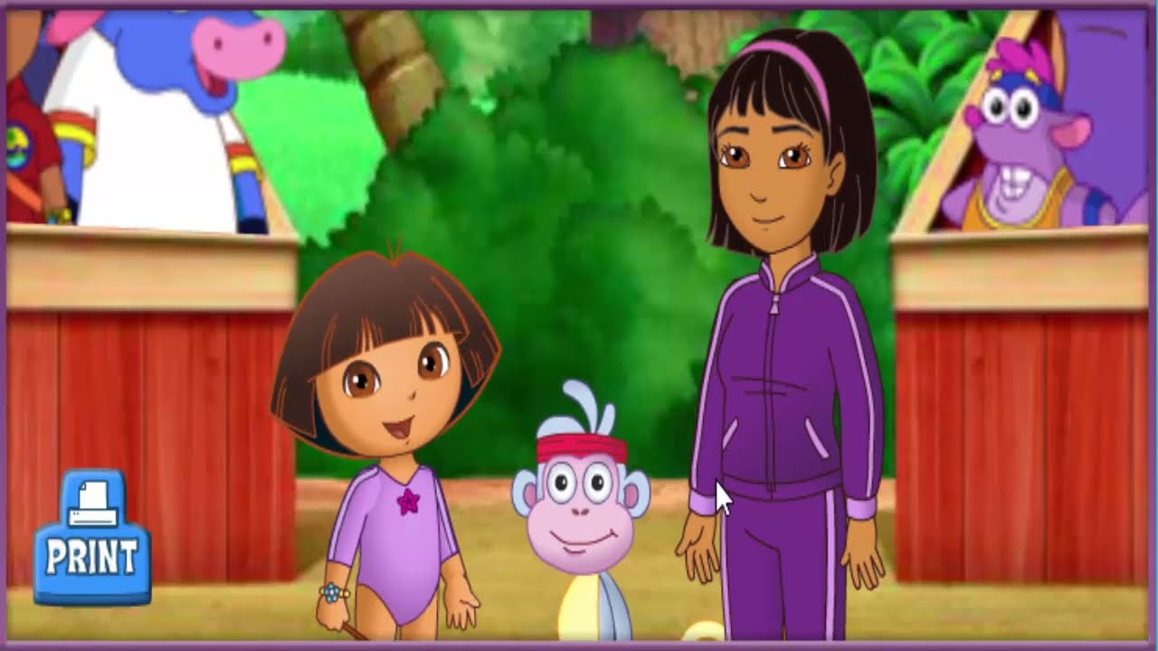 Dora the Explorer - Dora's Fantastic Gymnastics Adventure - YouTube