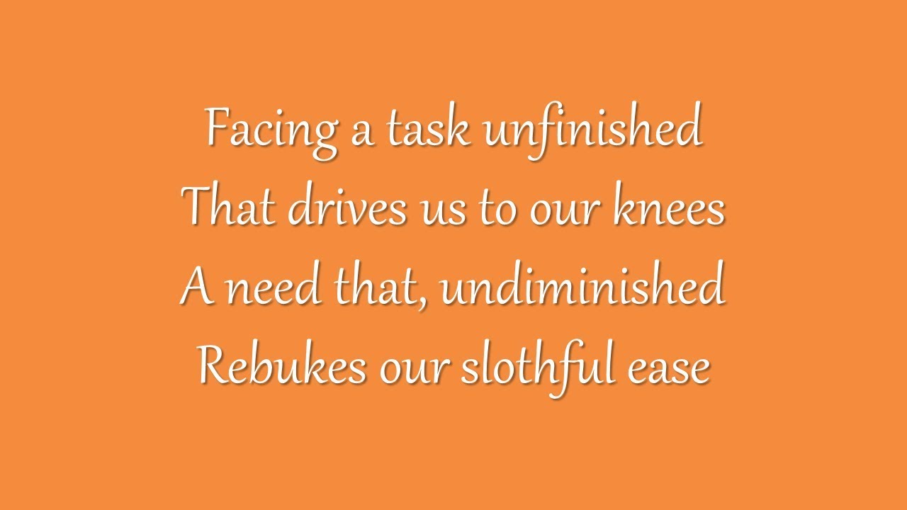 Facing a Task Unfinished (Grace Community Church) - YouTube