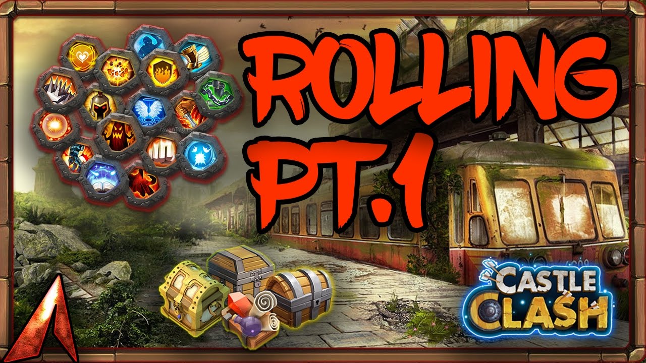Castle Clash Events + Rolling Gems on Main! - YouTube