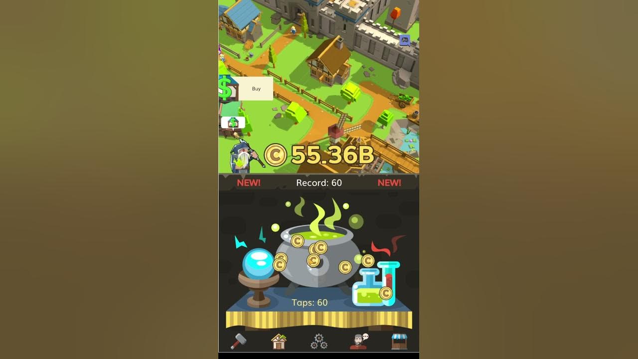 Medieval Idle Tycoon Clicker - Unlimited crystals All Max upgrades 11 lands - YouTube