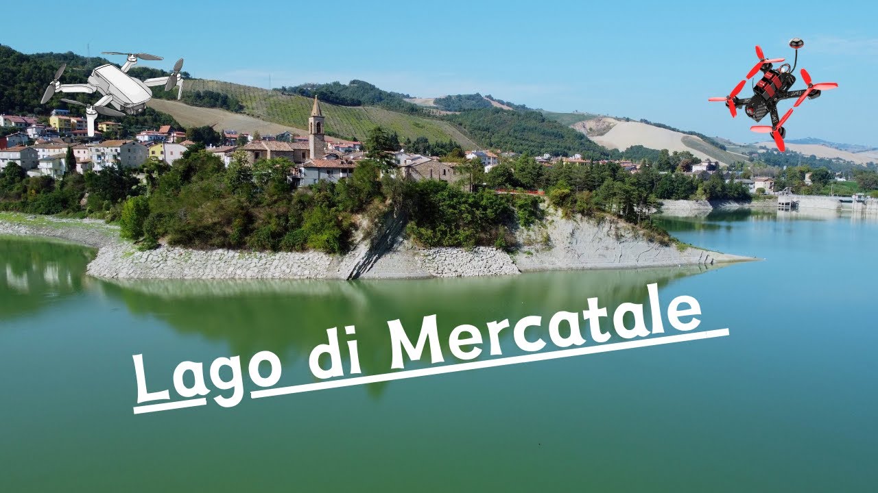 LAGO DI MERCATALE (PU) Cinematic video 4k - Dji mini 2 - Fpv drone ...