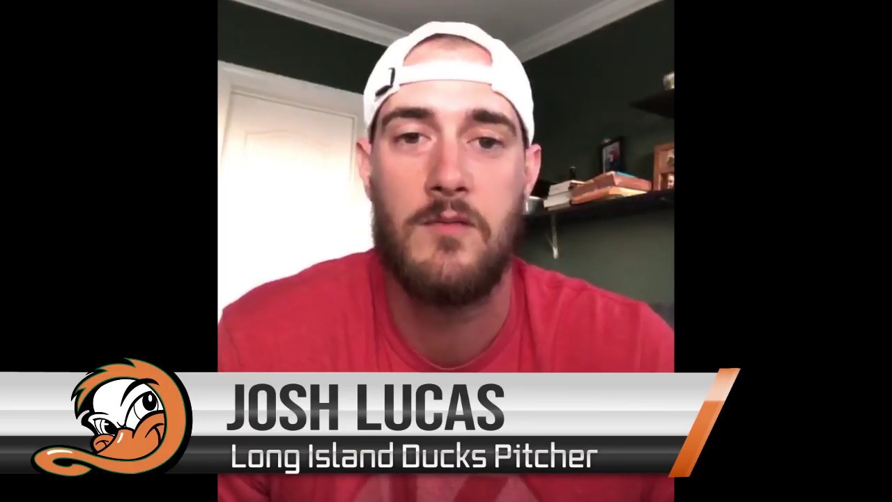 A Message from Ducks Pitcher Josh Lucas - 6/13/20 - YouTube