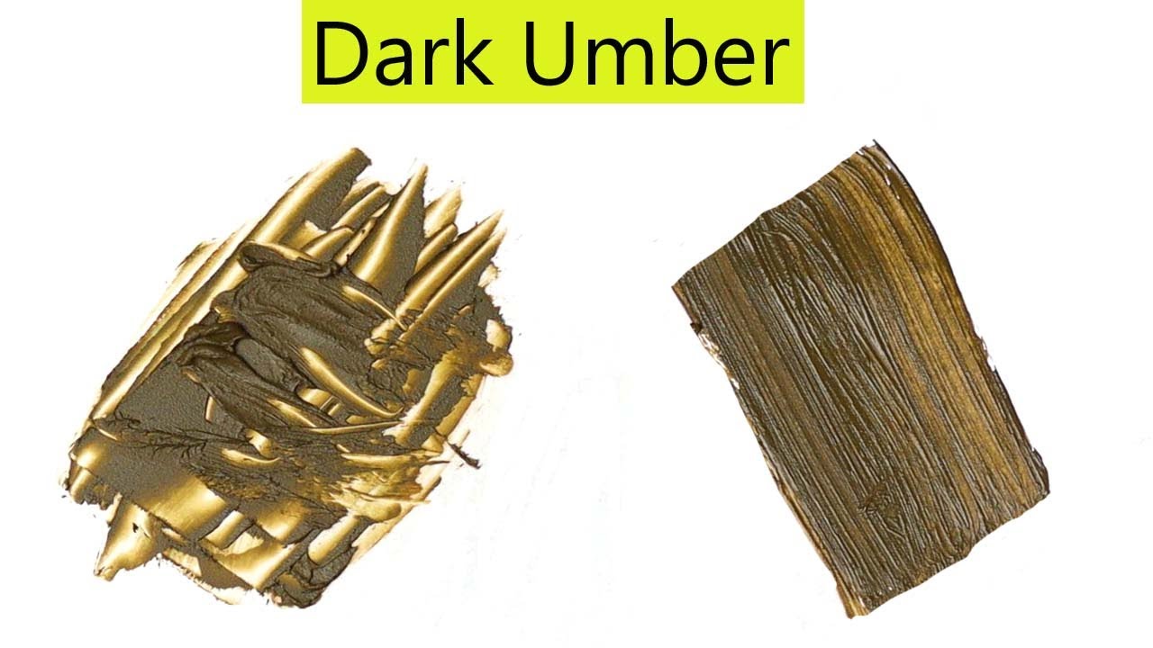 Dark Umber Color - How To Make Dark Umber Color - Color Mixing Video ...