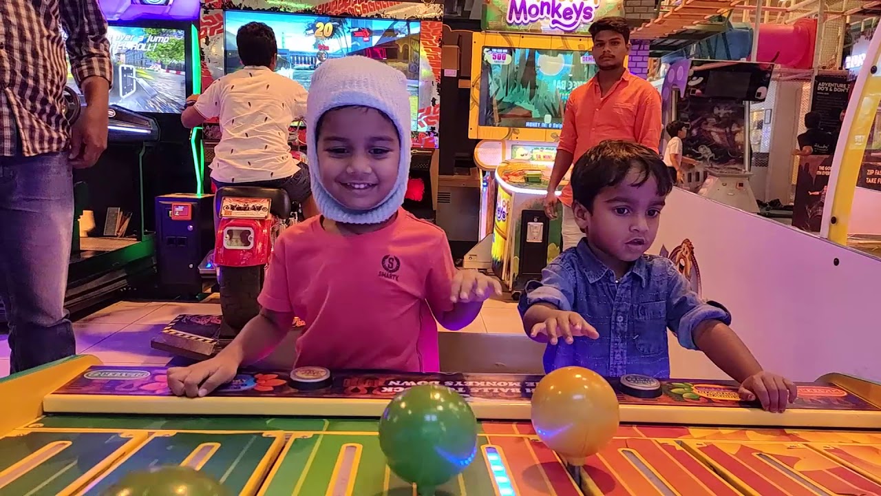 Monkey Shake down || Arcade Games - YouTube