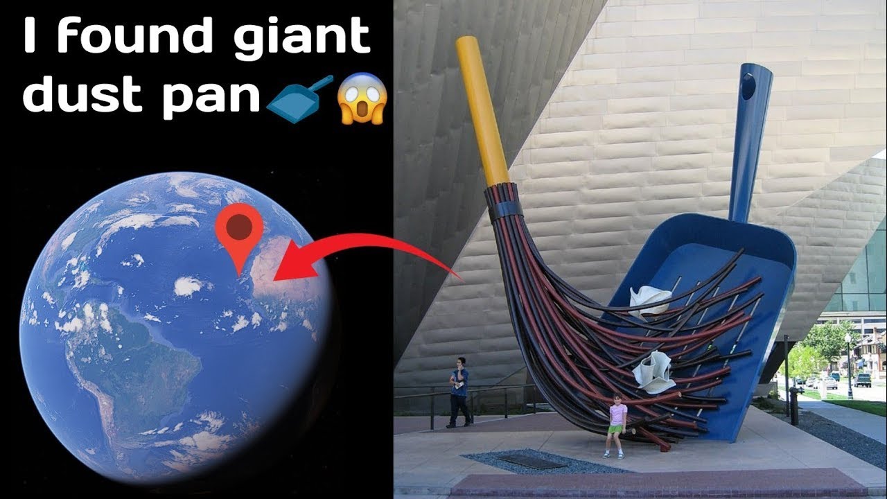 Giant Dust Pan? Found On Google Earth! #googleearth #discoverearth # ...