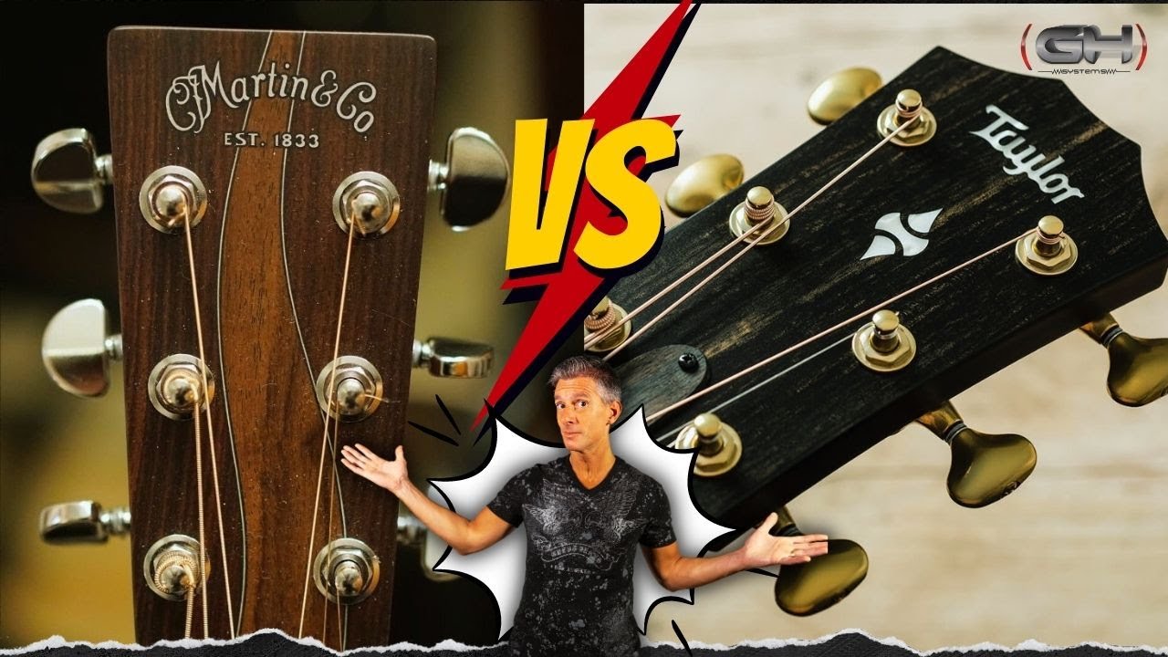 Martin Guitars VS Taylor Guitars - YouTube