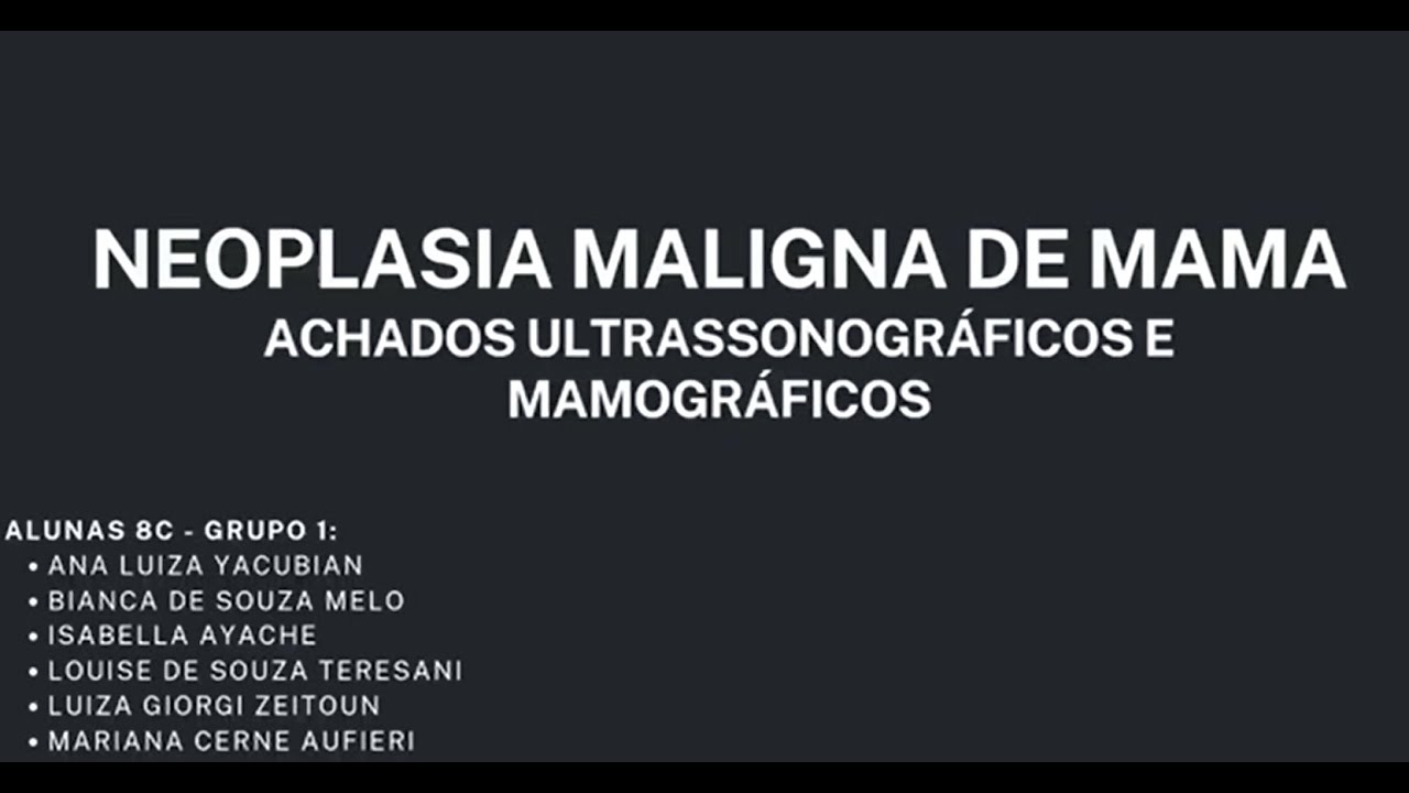 CÂNCER DE MAMA UMA ABORDAGEM VISUAL DOS PRINCIPAIS ACHADOS NA ...