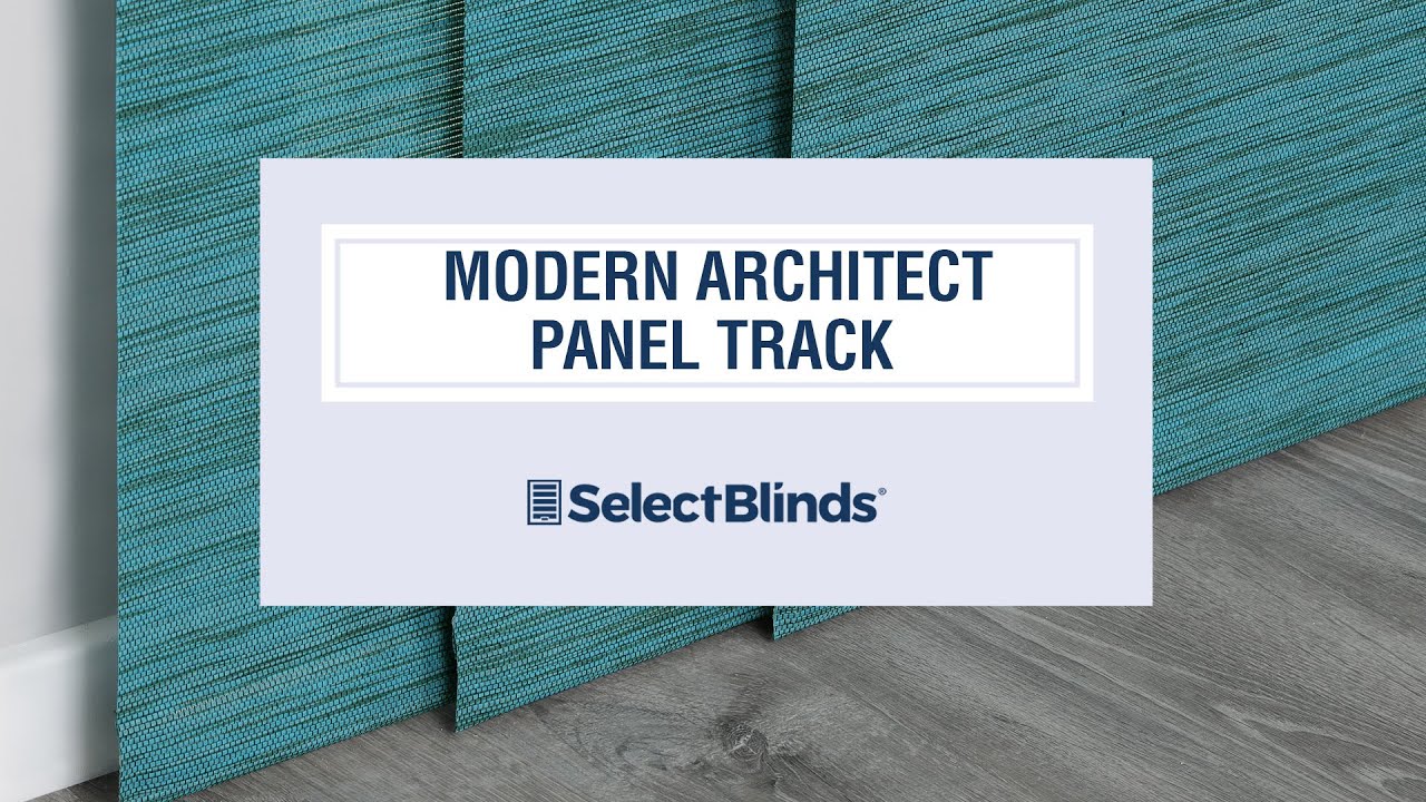 Modern Architect Panel Track from SelectBlinds.com - YouTube