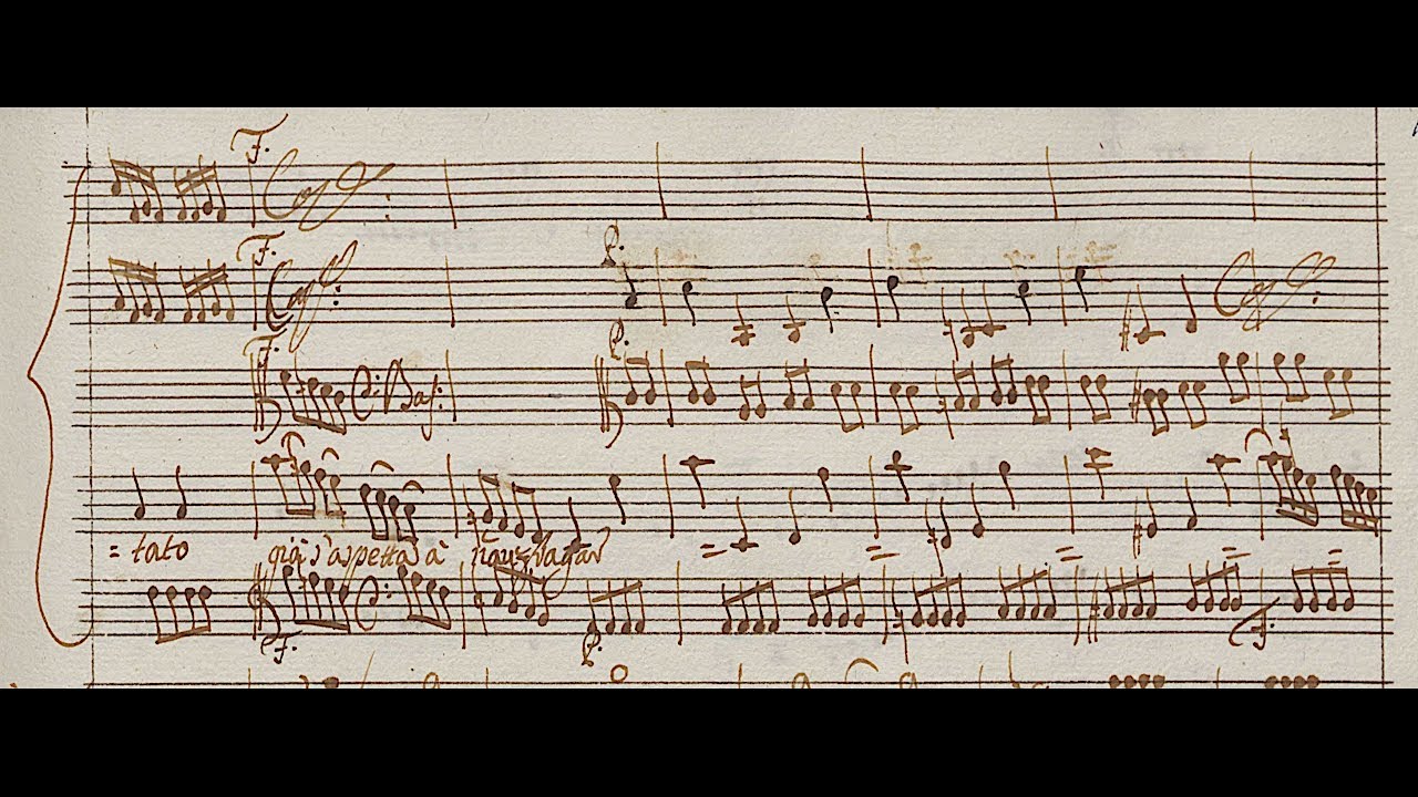 VIVALDI | Griselda, RV 718 | Agitata da due venti | Original manuscript ...
