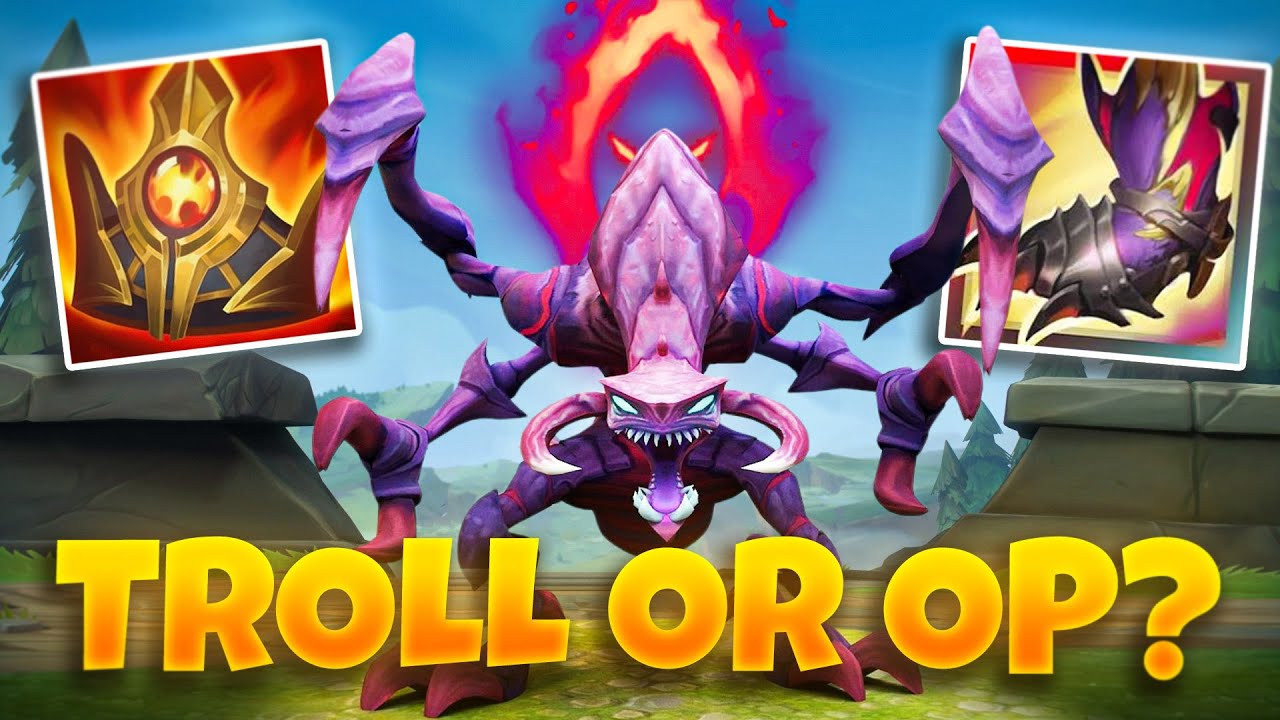 The Most DIABOLICAL Cho'Gath Build in League of Legends! - YouTube