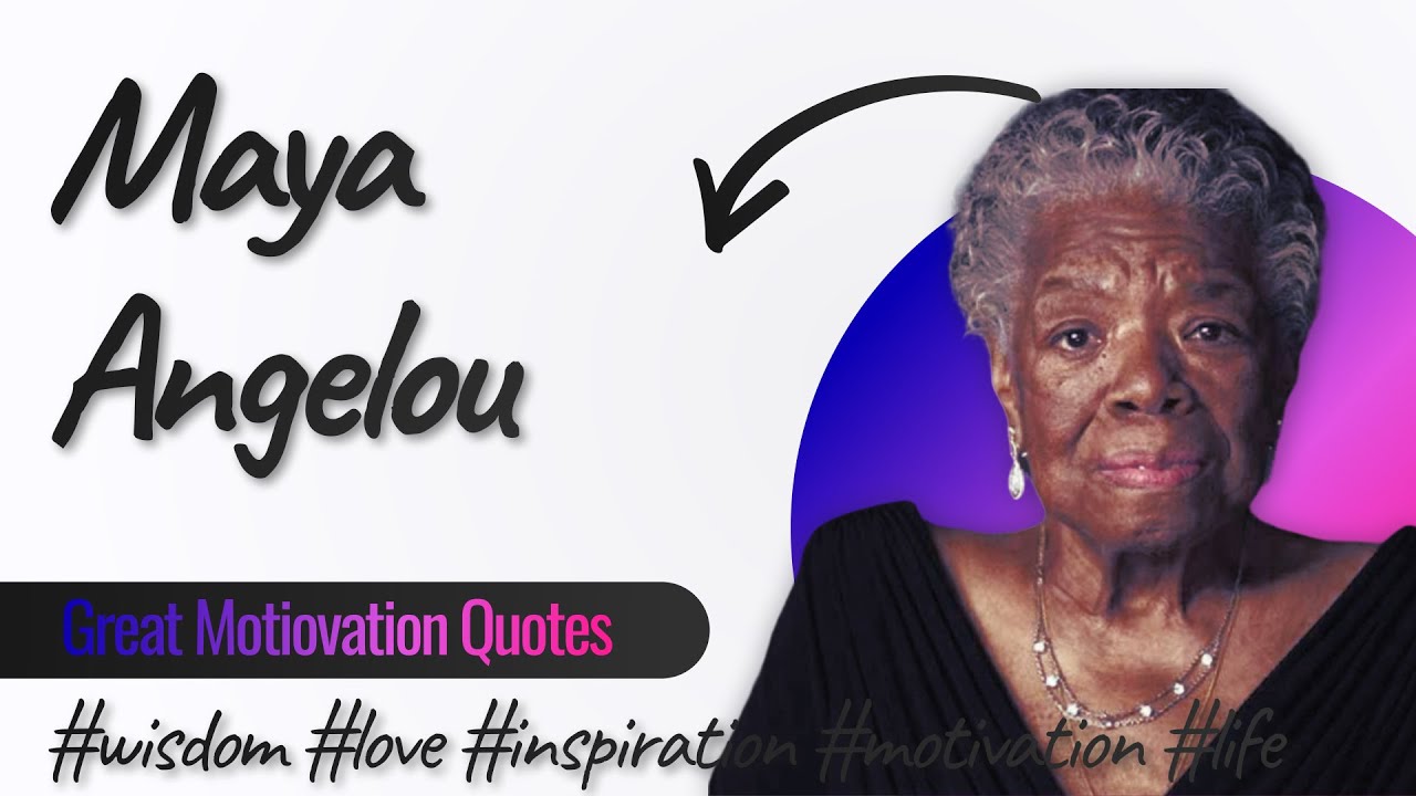 10 Times Maya Angelou Proved She's a Literary Genius - YouTube