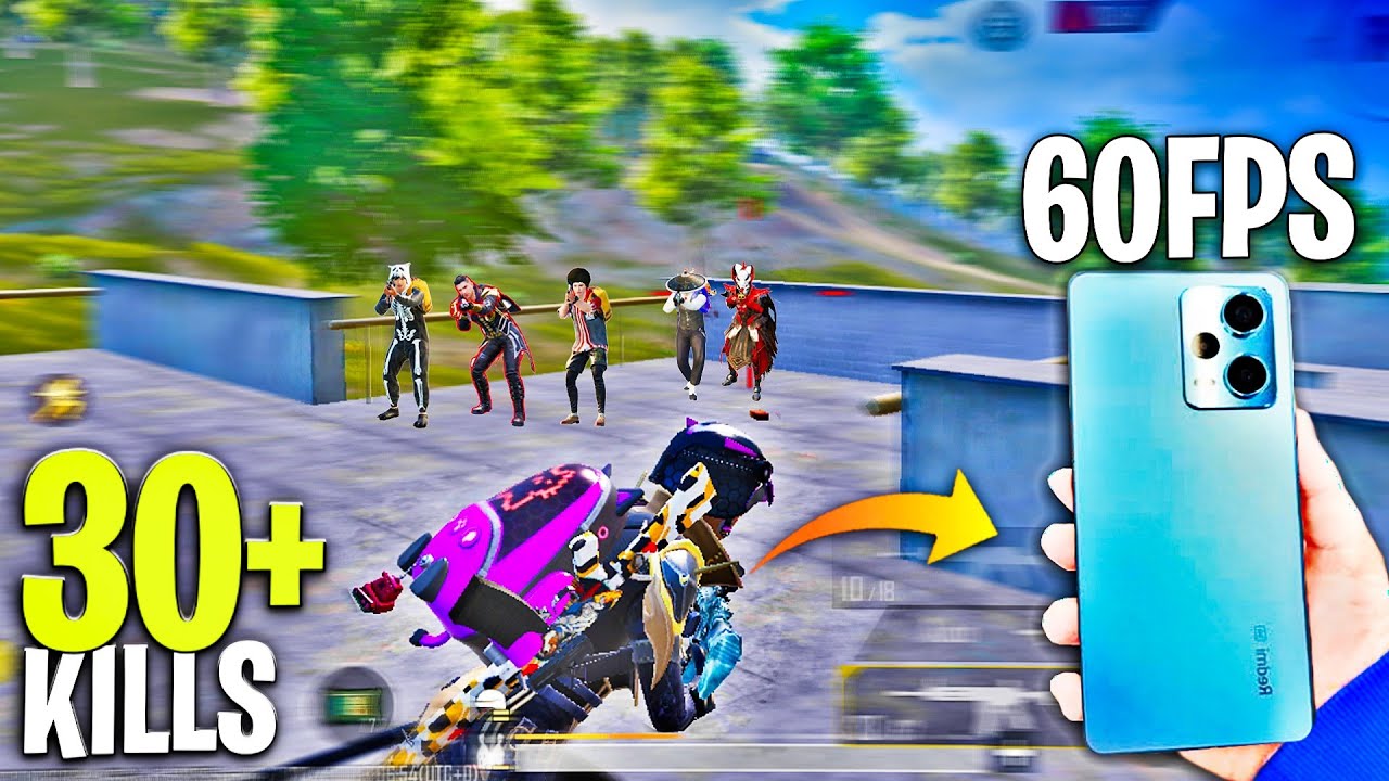 Redmi Note 12 Pro 5G Pubg Test 2024 | Smooth + 60 FPS ⚡ | Pubg Mobile ...
