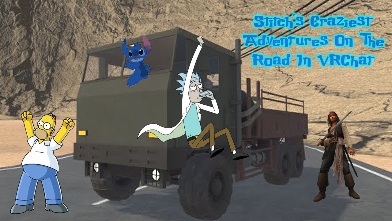 Stitch's Craziest Adventures On The Road In VRChat F.t Capital march ...