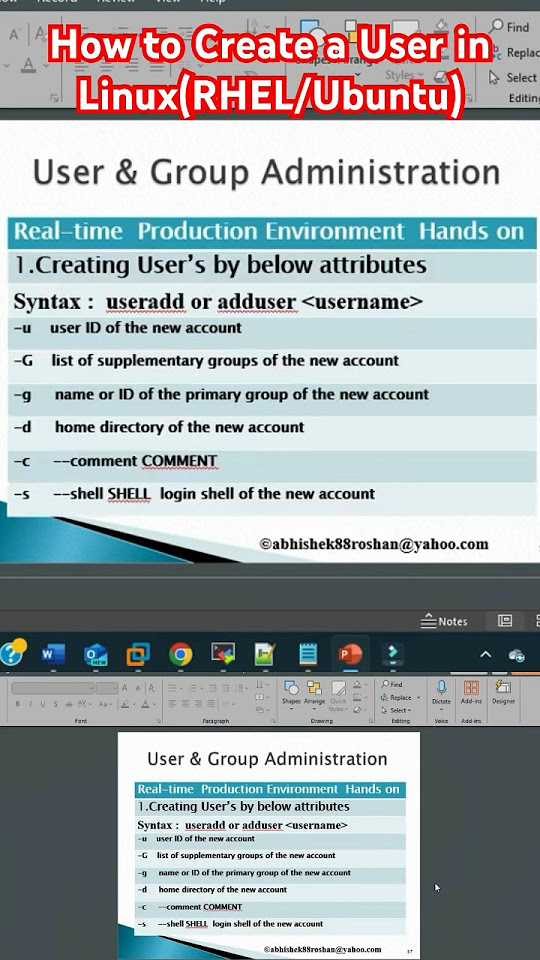 How To Create A User In Linux Operating System Useradd Usermod Userdel Shorts Linux Youtube