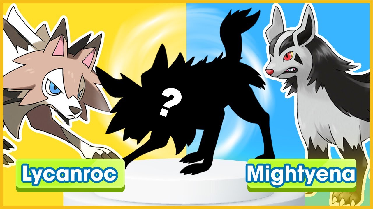 Pokemon Fusion | Lycanroc + Mightyena | pokemon infinite fusion ...