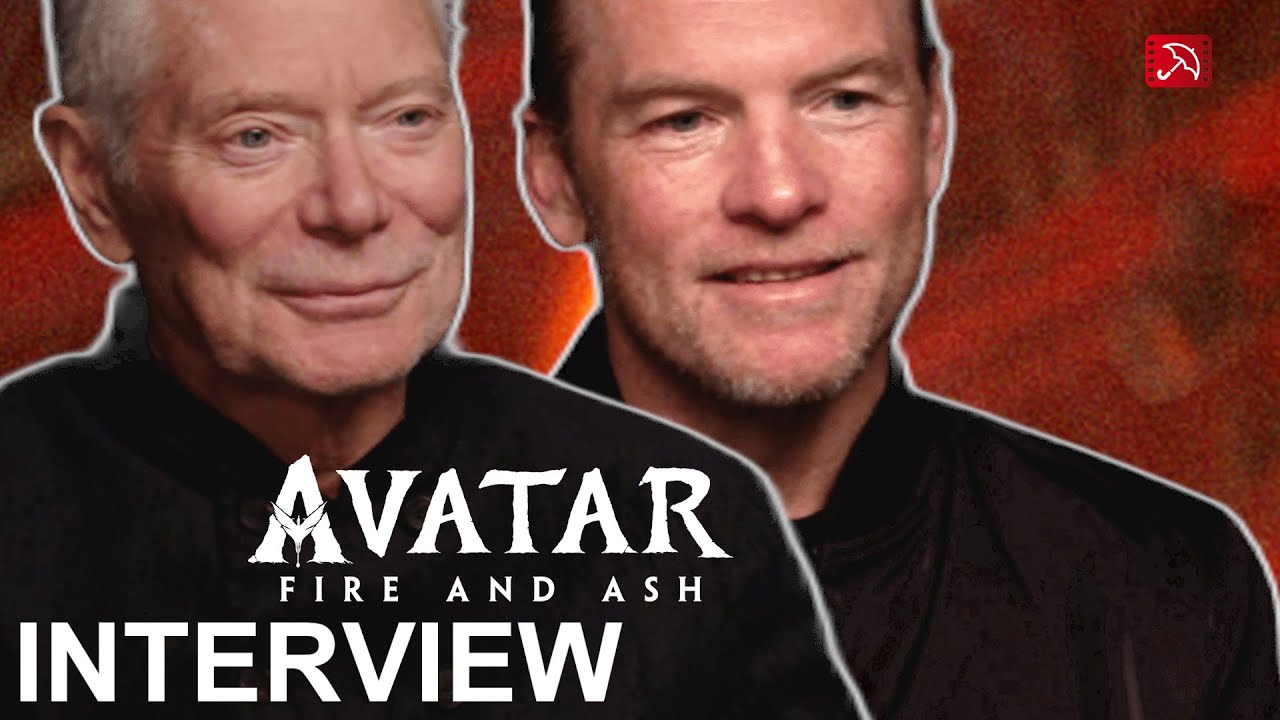 Stephen Lang & Sam Worthington AVATAR: FIRE AND ASH Interview (2025 ...