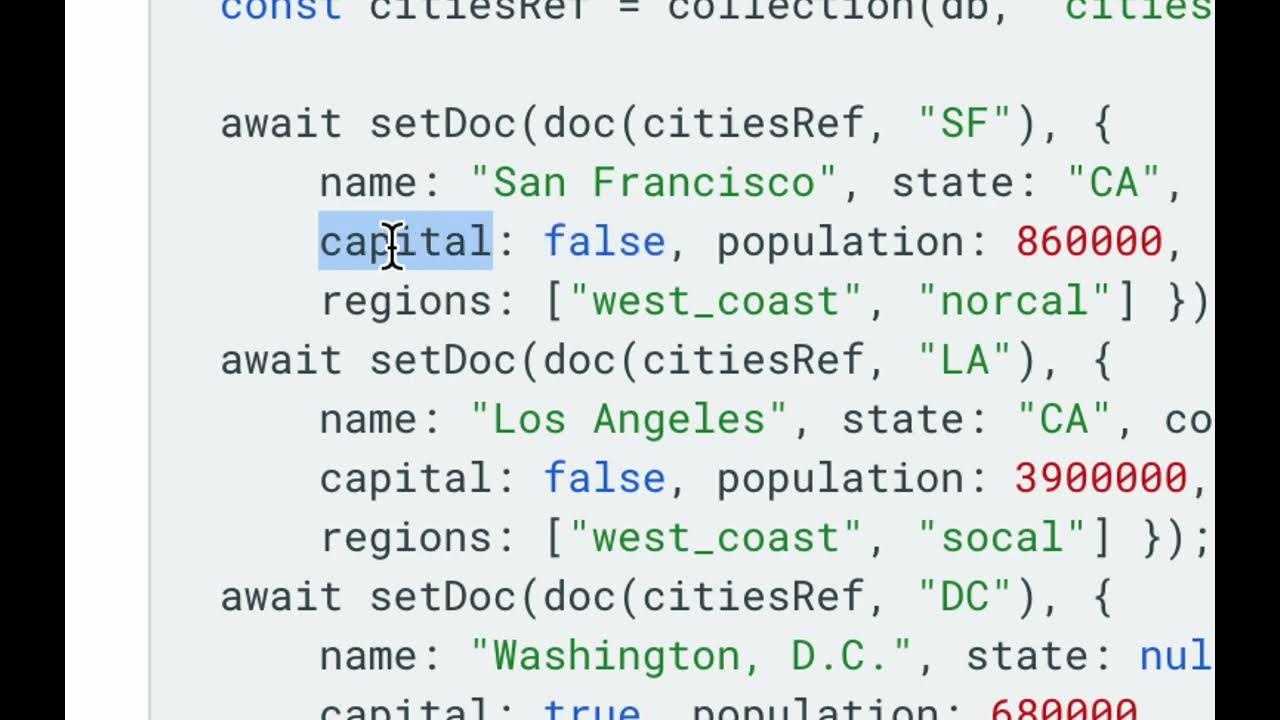 108. Introduction to firebase firestore database - Reading data and rendering on screen - YouTube