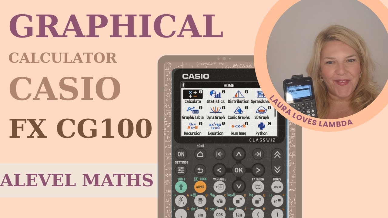 001 Casio (NEW!) Graphical Calculator fx CG 100 for Alevel maths ...