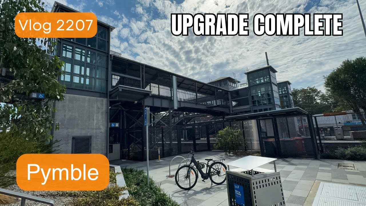 Sydney Trains Vlog 2207: Pymble Station Accessibility Upgrade Complete - YouTube