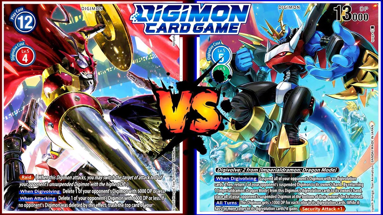 Gallantmon vs Imperialdramon | Digimon TCG BT13 Tournament - YouTube