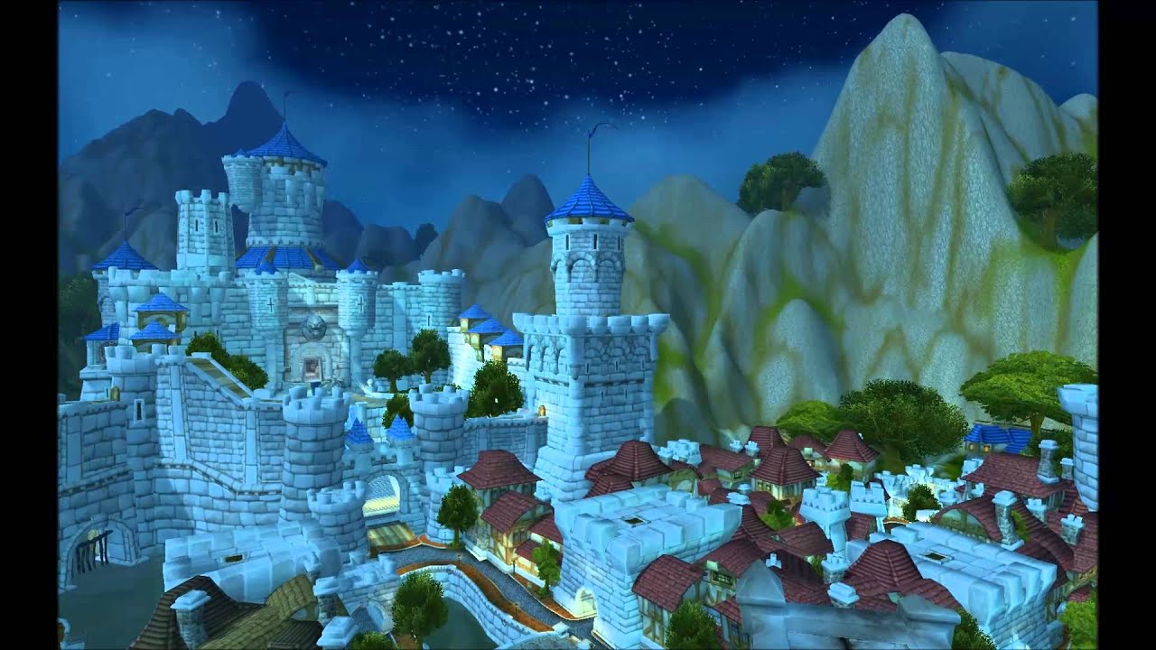 World Of Warcraft Big Blue drake Above Stormwind! - YouTube