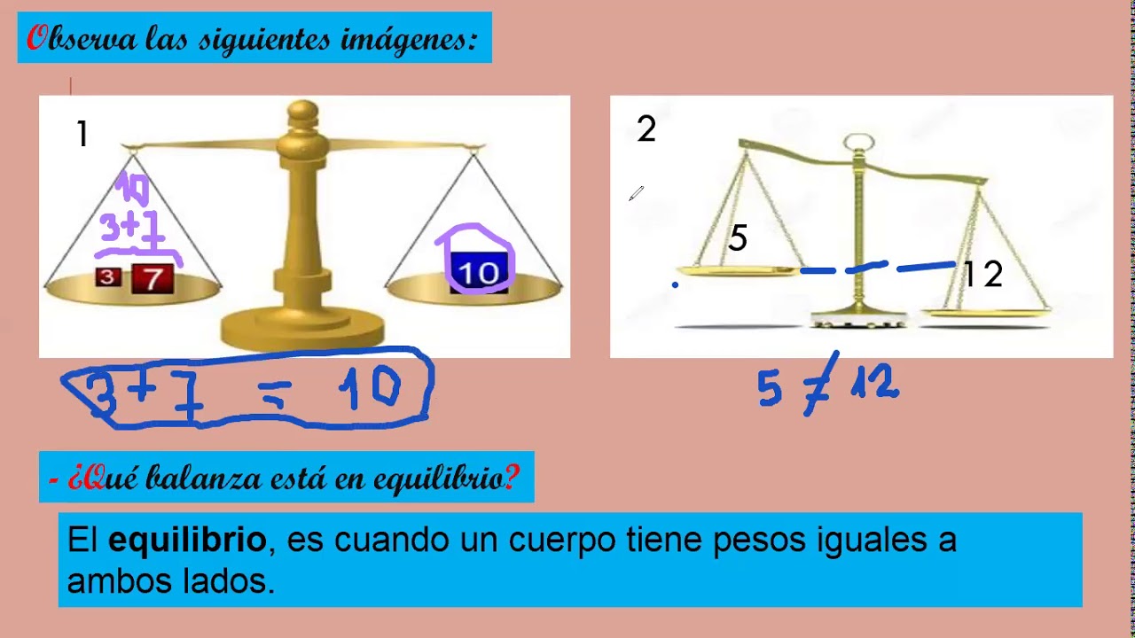 CONSTRUIMOS IGUALDADES MATEMÁTICA MIÉRCOLES 24 DE JUNIO 1º GRADO - YouTube