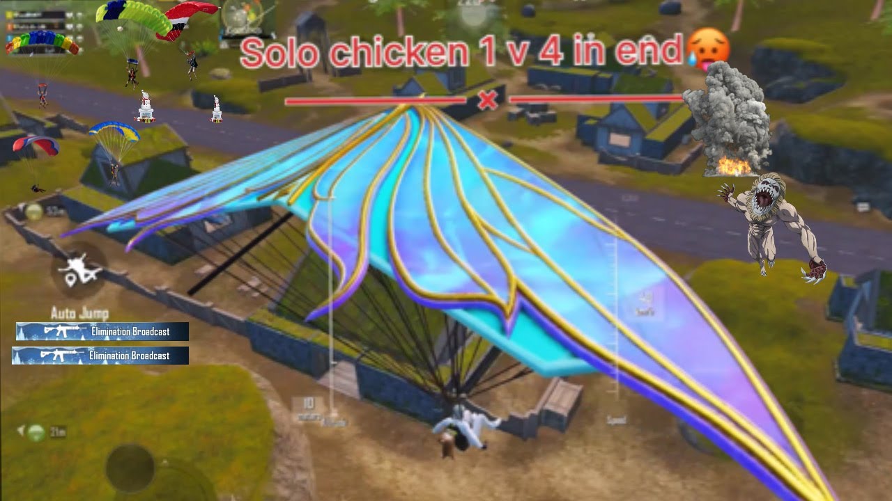 Heavy chickens 1v4 in end - YouTube