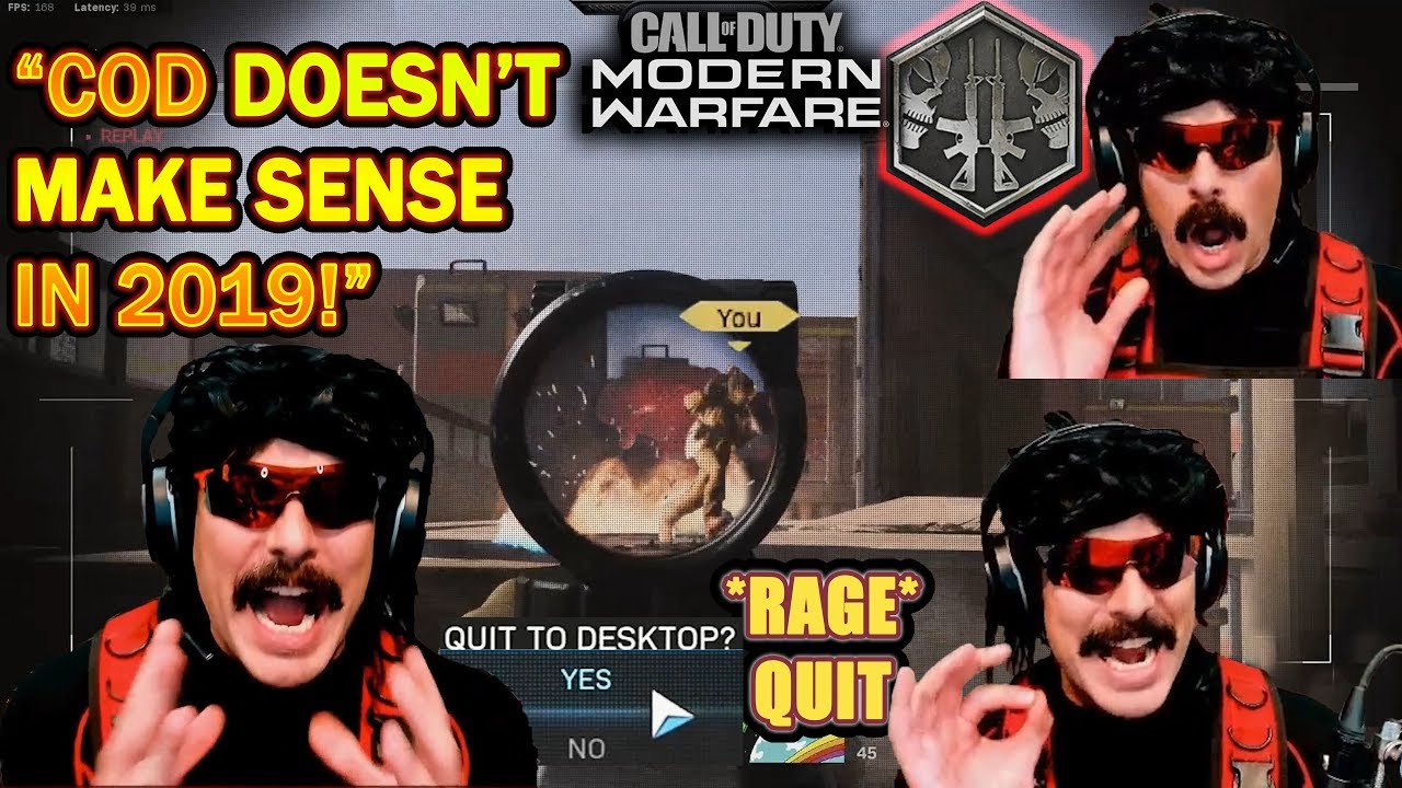 DrDisrespect RAGE QUITS COD 2V2 Tourney & Explains Why COD DOESN'T MAKE ...