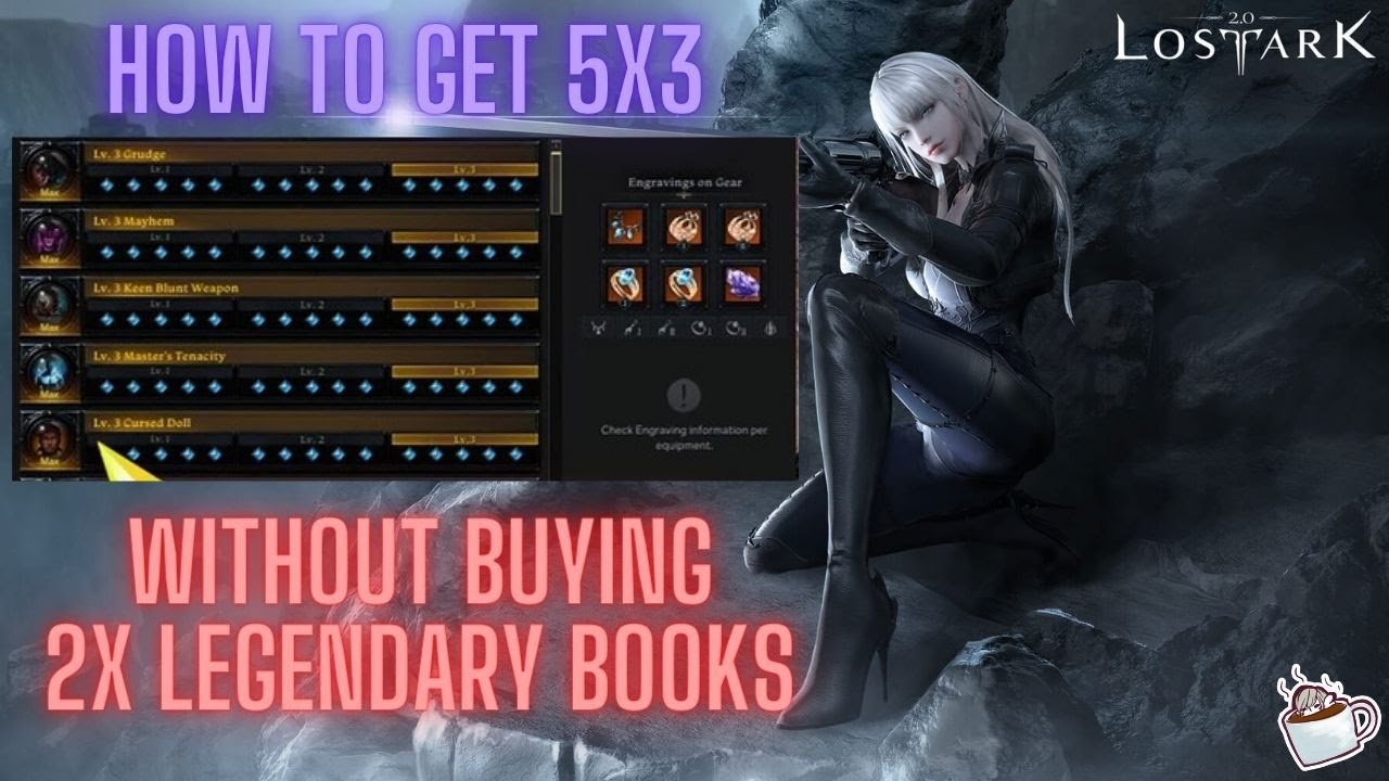 Lost Ark How To Get 5x3 Engravings Without 2 Legendary Books EASY AND