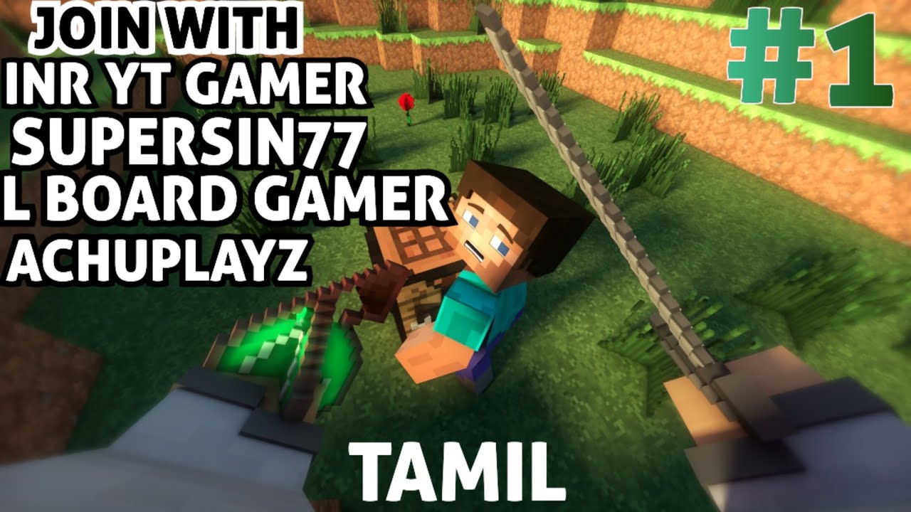 MINECRAFT GAMEPLAY IN TAMIL (PART 1) (ASURA ISLAND) 🏝️ @tamilgaming ...