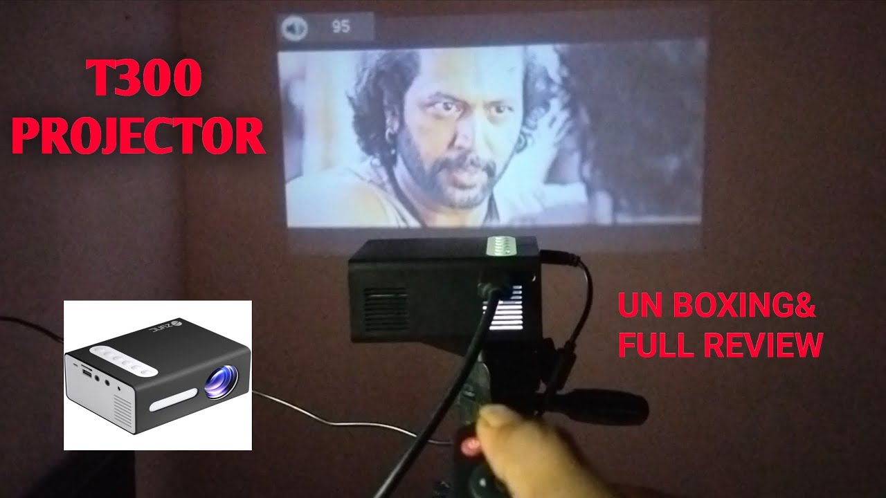 T300 projector 🙂🙂 unboxing & full review 👍🏻👍🏻 rate இவ்ளோ கம்மியா 😲😲 - YouTube