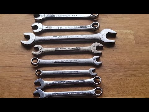 Vintage ES Tools, Craftsman, SK Pawn Shop Wrench Pickups Cleaned ...