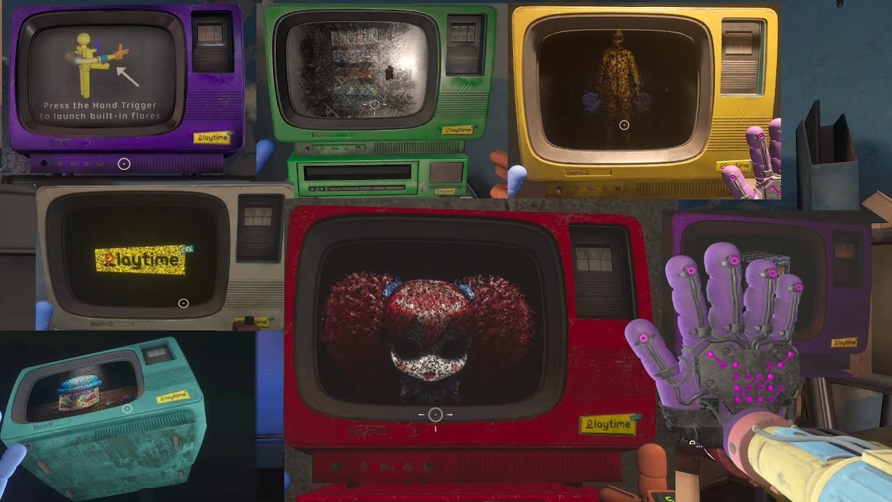 ALL VHS Tapes + Locations | Poppy Playtime - Chapter 4 - YouTube