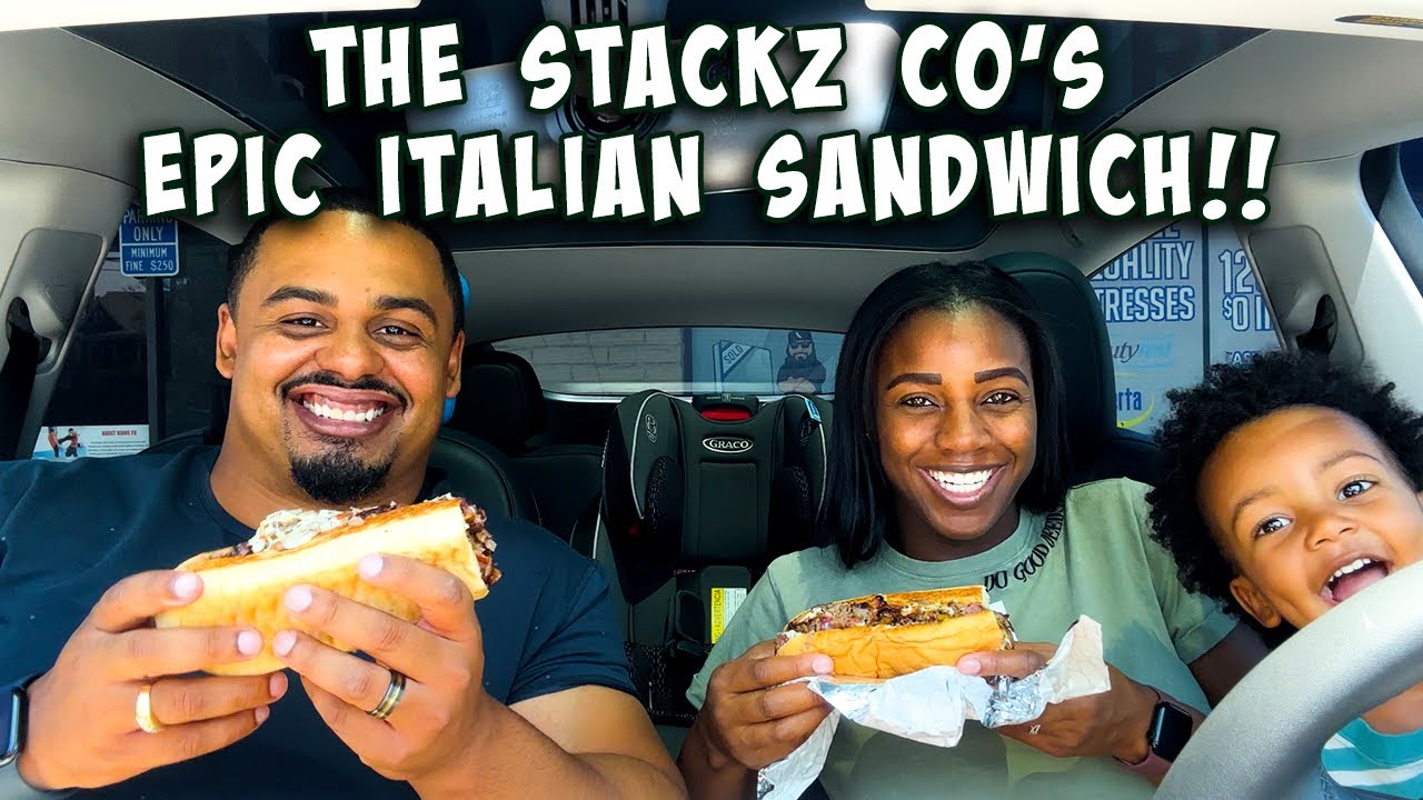The Stackz Co in Rancho Cucamonga! Best Italian Sandwich?! - YouTube