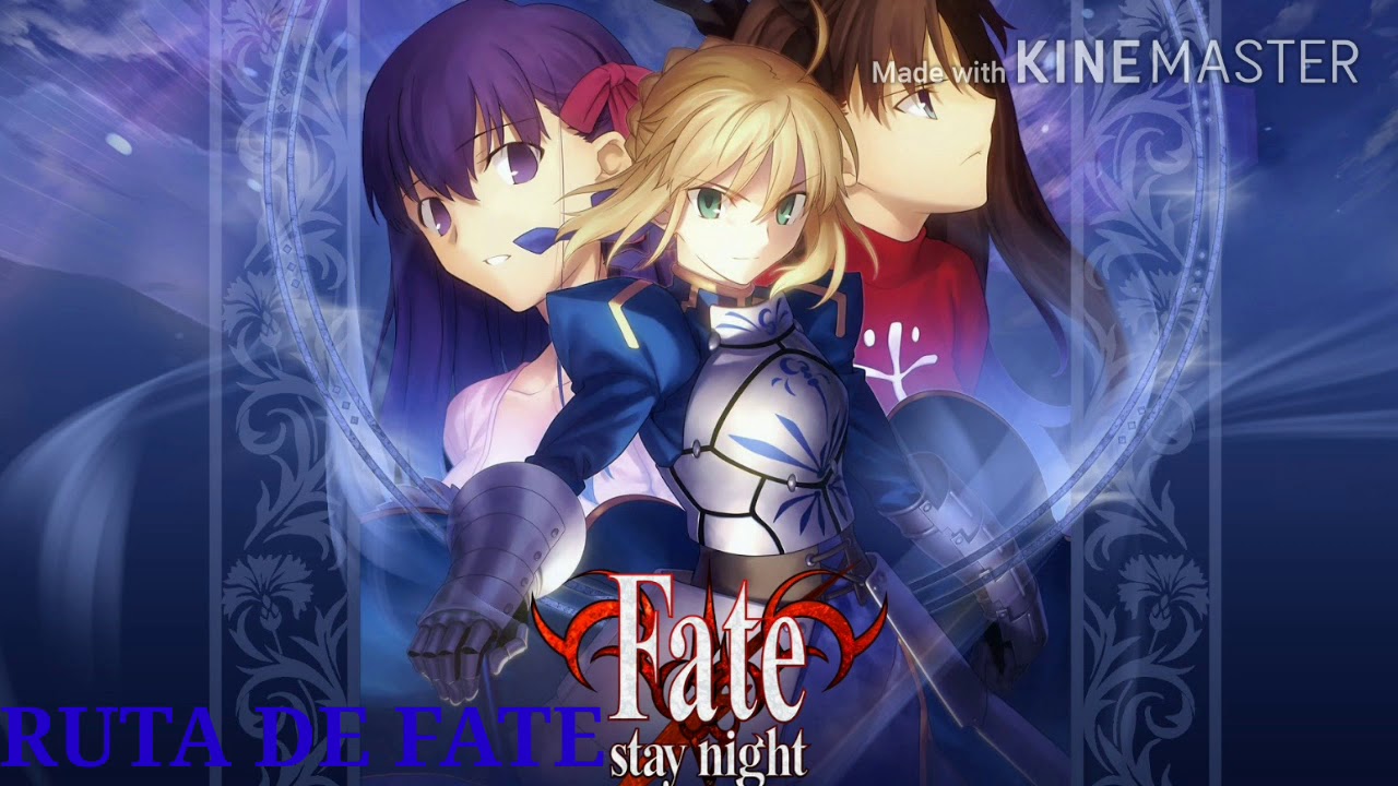 Historia Completa de FATE STAY NIGHT (RUTA FATE)+ Finales Malos - YouTube