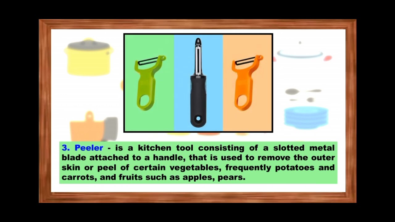 COOKERY- TOOLS AND EQUIPMENTS NEEDED IN PREPARING SALAD & DRESSING ...