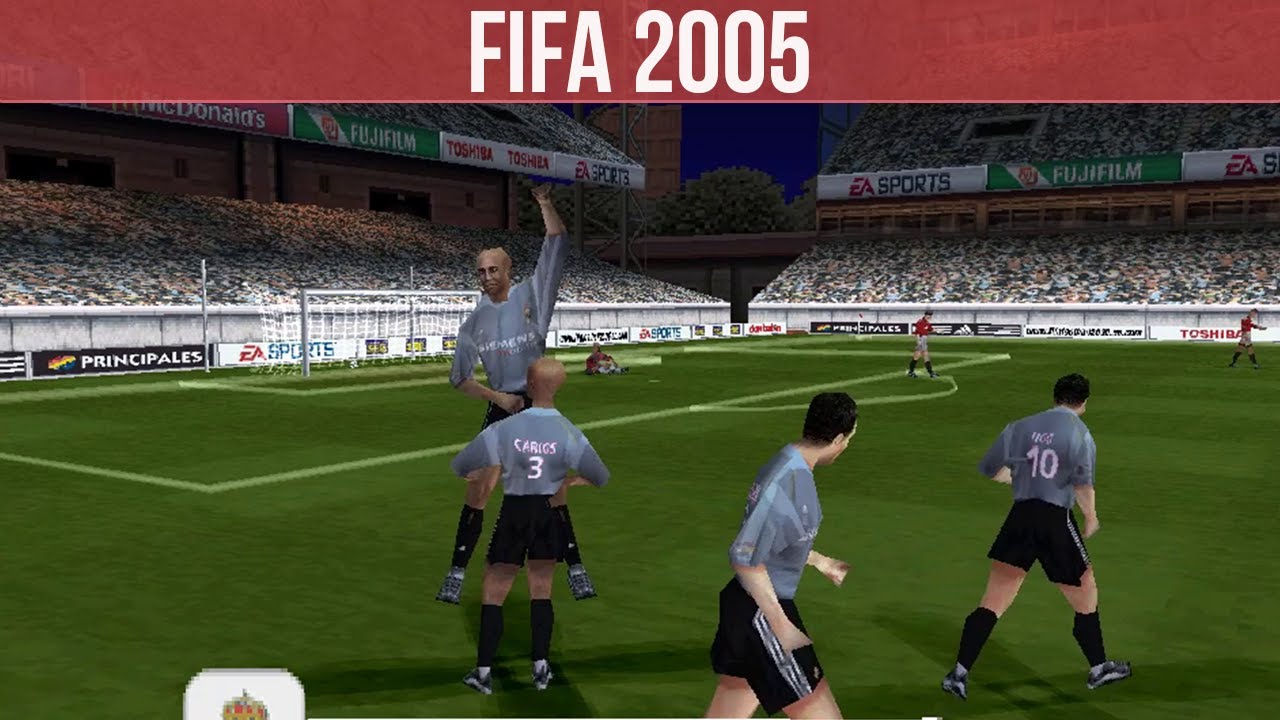 Fifa 2005 Gameplay - RetroArch 1.7.7 - Beetle PSX HW (PGXP) | Ps1 ...