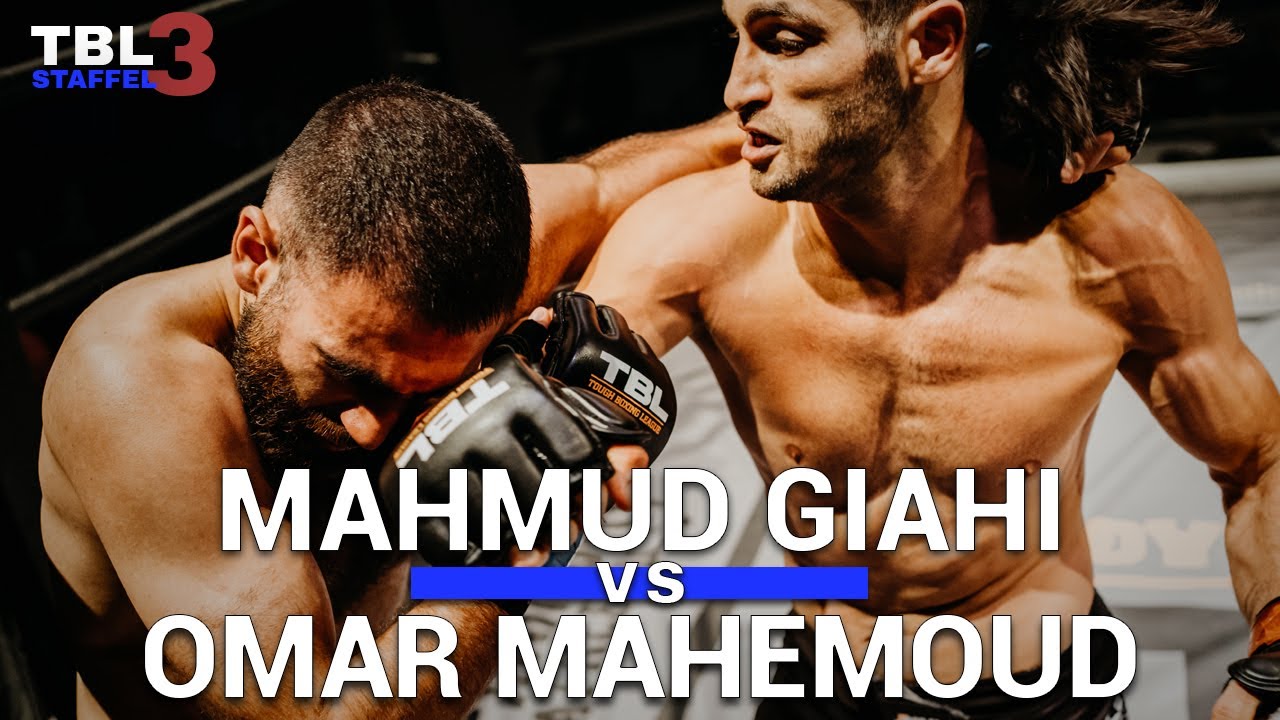 Boxen mit MMA Handschuhen. Mahmud Giahi aus Iran vs Omar Mahemoud aus ...