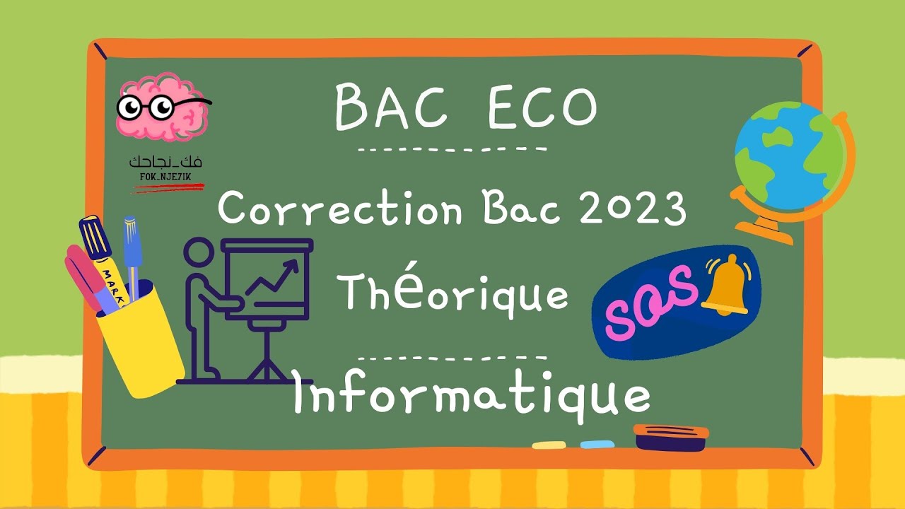 Bac Eco & Gestion || Correction Epreuve Principale 2023( كيفاش تضمن ...