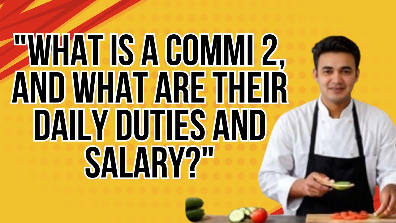 What is a Commi 2, and what are their daily duties and salary? - YouTube