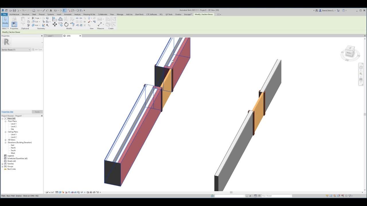 Revit Material Return at Wall Openings - YouTube