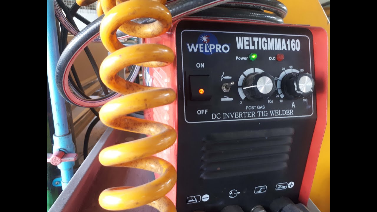Welpro Weltig 160 Tig/MMA ราคา 12500 สำหรับงานสแตนเลสมืออาชีพ - YouTube
