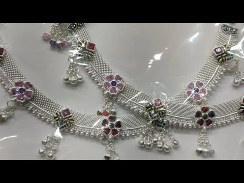 2023 top Payal collection/light weight silver Payal design/very ...