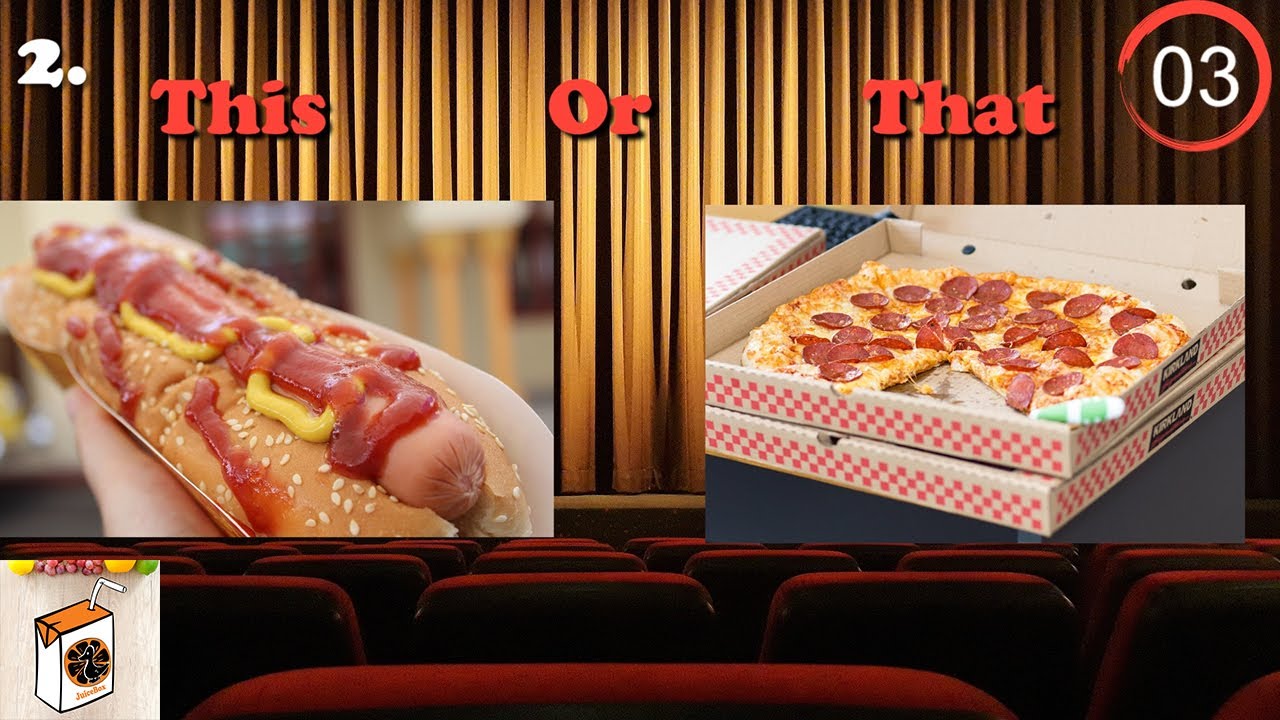 This or that !?!? Movie Theater Food Edition! - YouTube