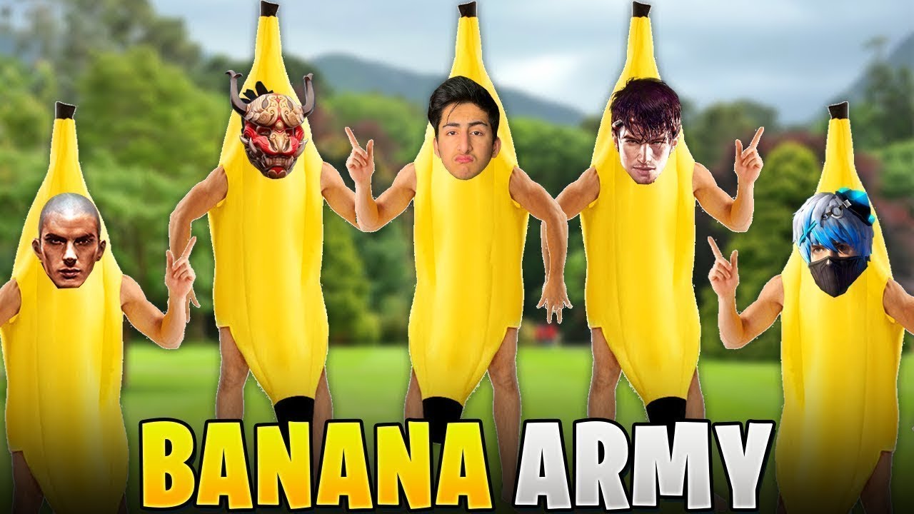 Banana Army Is Live🔴🍌Free Fire X Valorant🍌 - YouTube