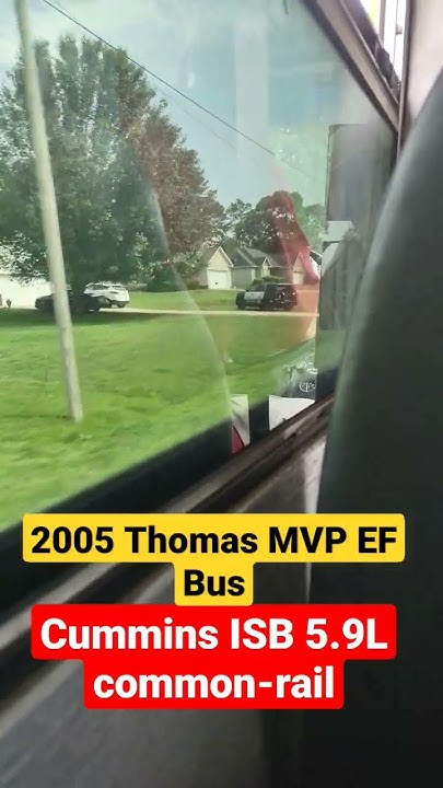 Cummins Isb 59l Acceleration Cummins Thomasbuiltbuses Schoolbus Bus Youtube