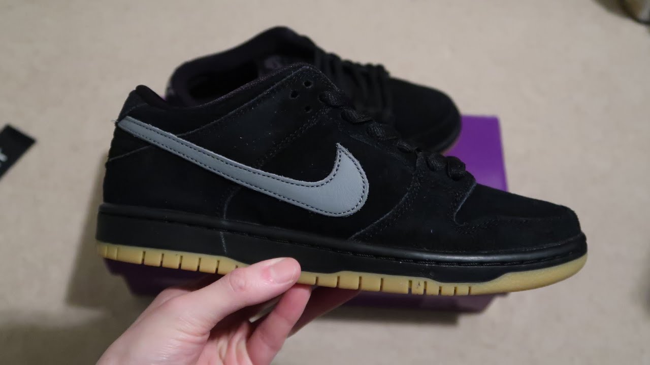 NIKE SB DUNK LOW PRO SB 'FOG' SNEAKER UNBOXING - YouTube