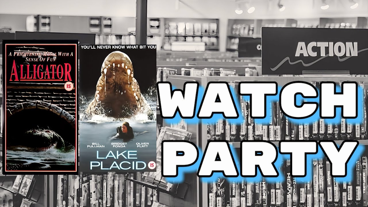 Alligator (1980) & Lake Placid (1999) VHS Monster Movie Double Bill ...
